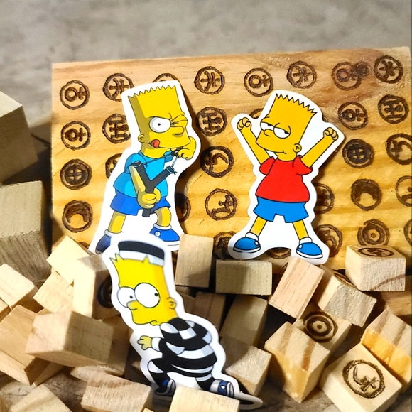 Simpsons | Design | Bart Simpson Stickers | Poshmark